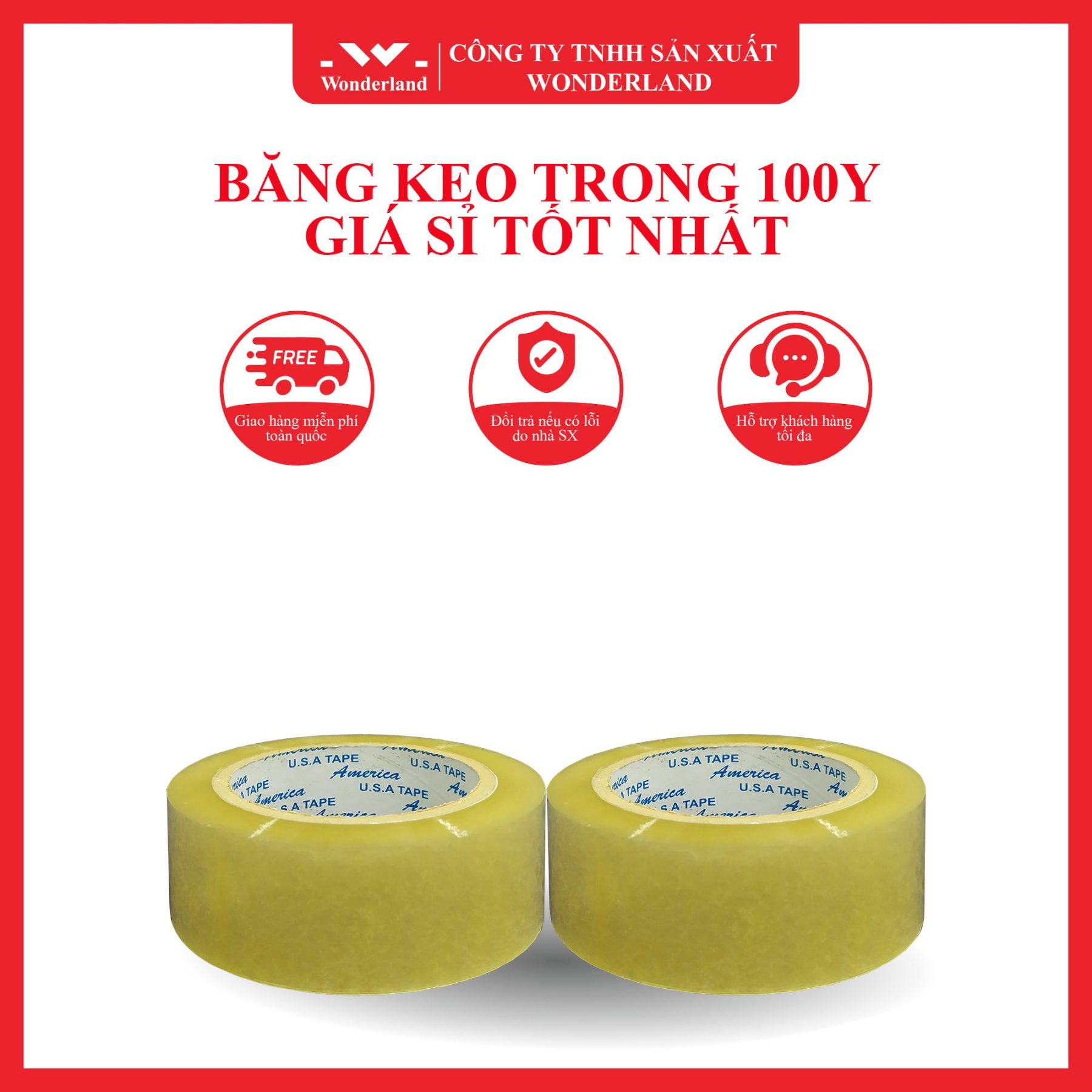 BĂNG KEO TRONG 100Y GIÁ SỈ TỐT NHẤT