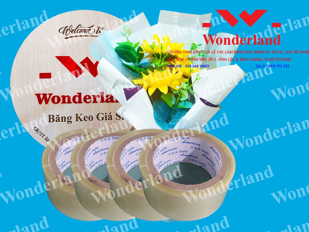 BĂNG KEO TRONG 1KG LÕI 7LI