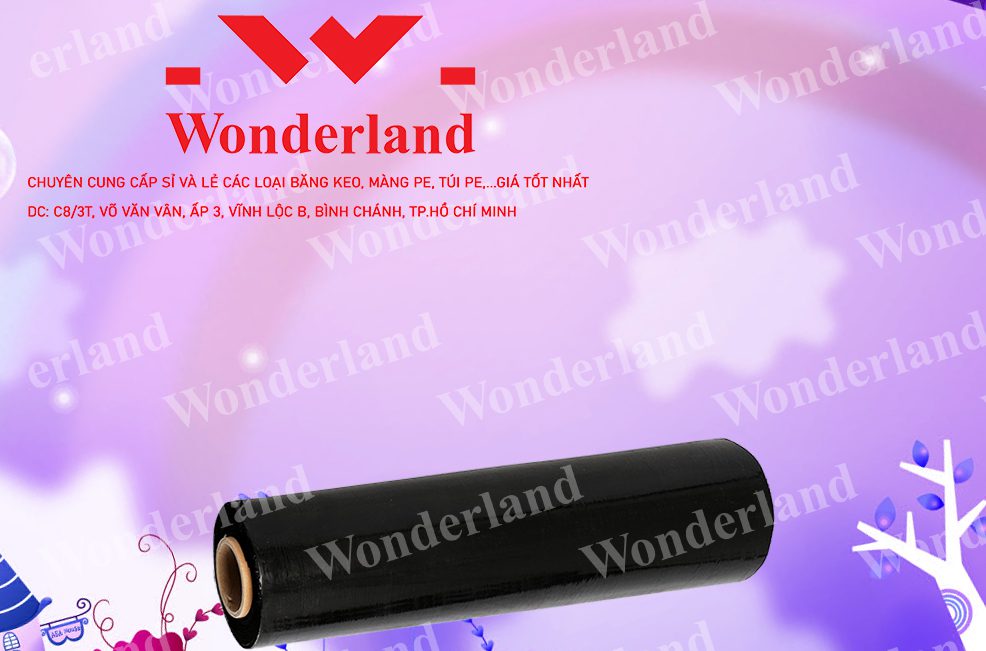 MÀNG PE ĐEN 2.2KG LÕI 200G