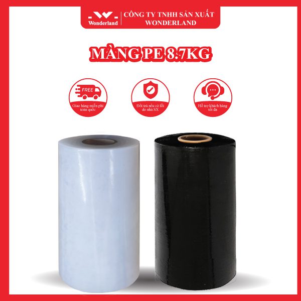 MÀNG PE 8.7KG – Băng Keo Giá Sỉ – Giải pháp cho ngành đóng gói