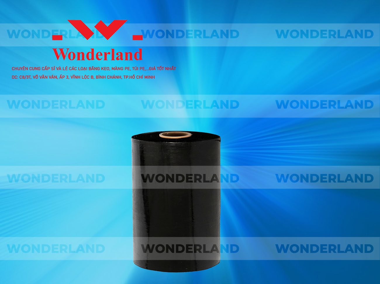 MÀNG PE ĐEN 10.7KG LÕI 500G