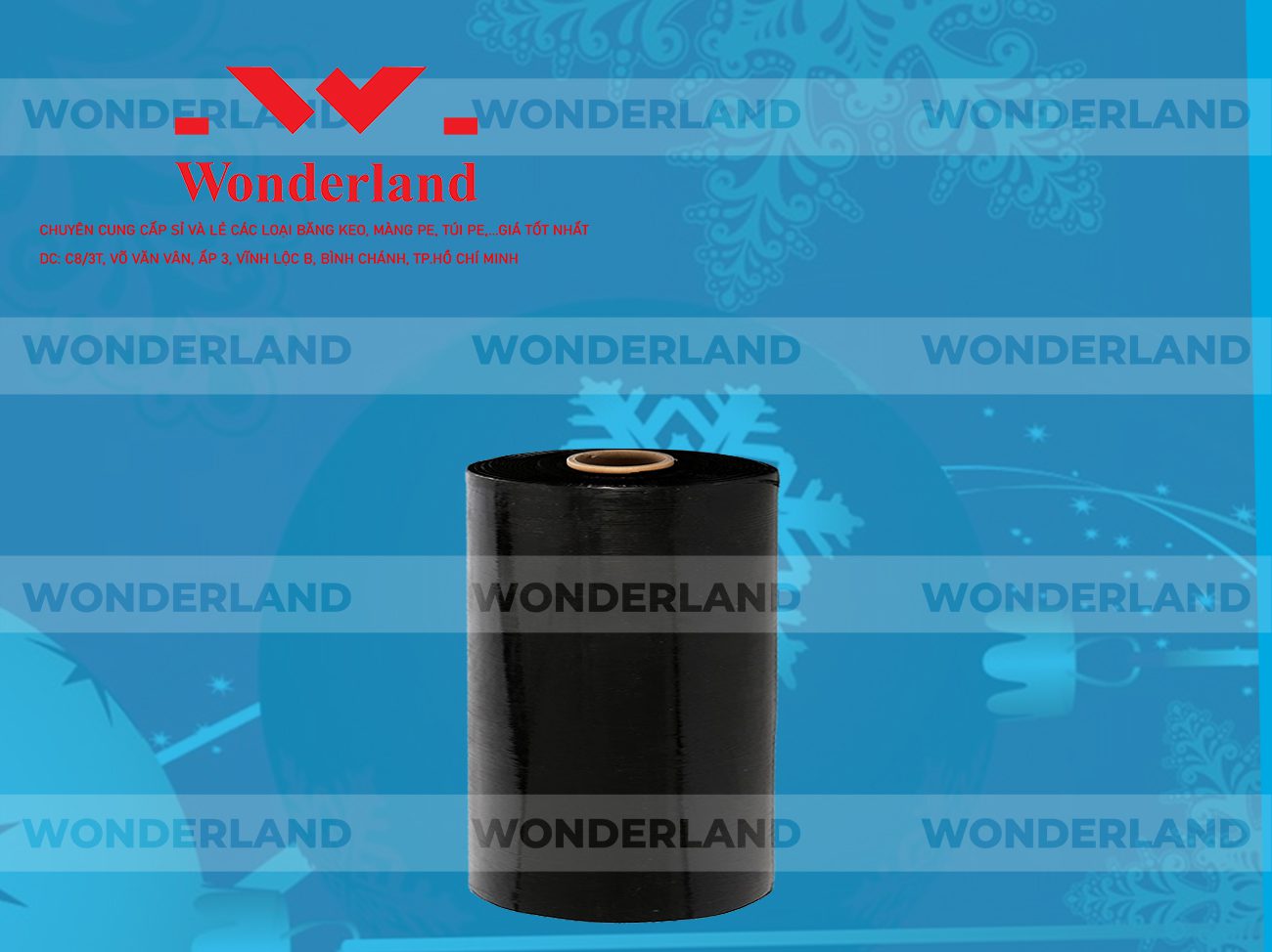 MÀNG PE ĐEN 11.9KG LÕI 500G