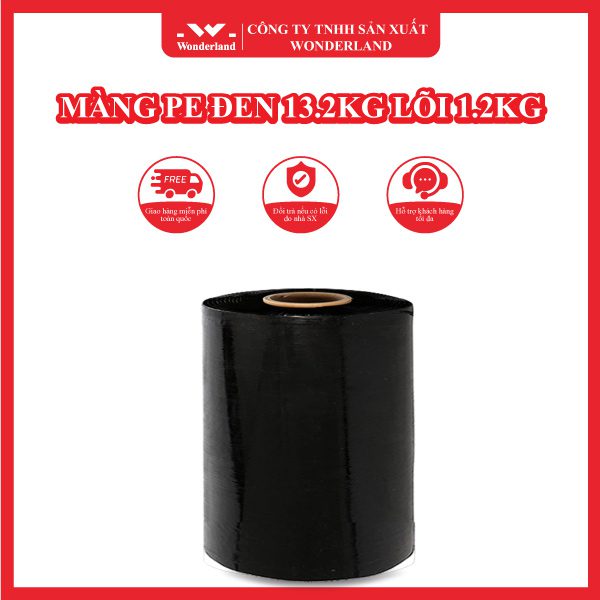 MÀNG PE ĐEN 13.2KG LÕI 1.2KG