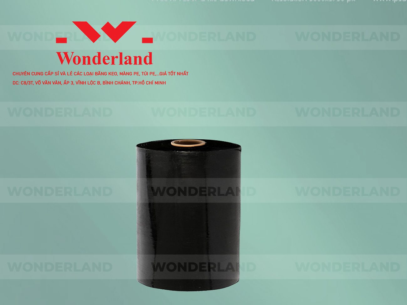MÀNG PE ĐEN 15.1KG LÕI 1.2KG – Băng Keo Giá Sỉ – Giải pháp cho ngành đóng gói