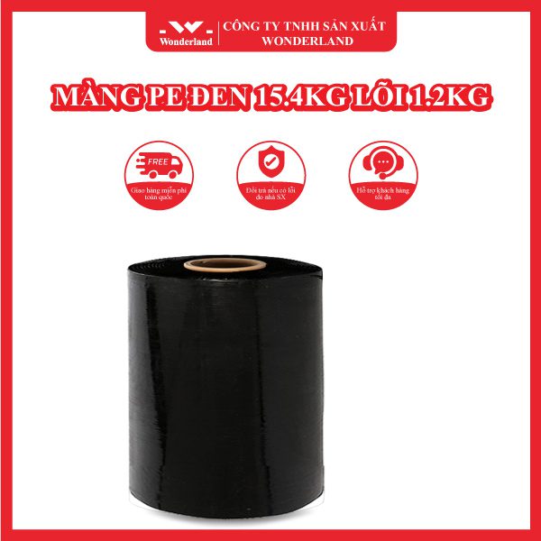 MÀNG PE ĐEN 15.4KG LÕI 1.2KG