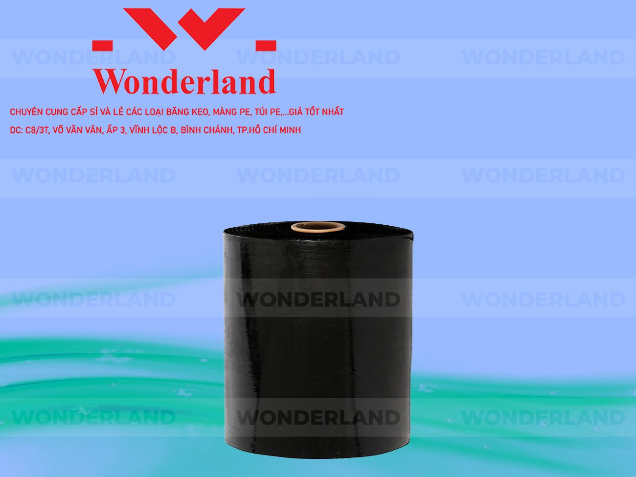 MÀNG PE ĐEN 19.2KG LÕI 1.2KG