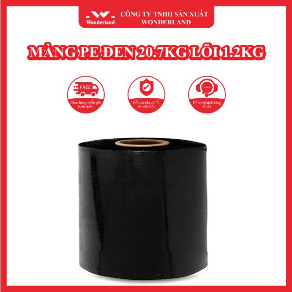 MÀNG PE ĐEN 20.7KG LÕI 1.2KG