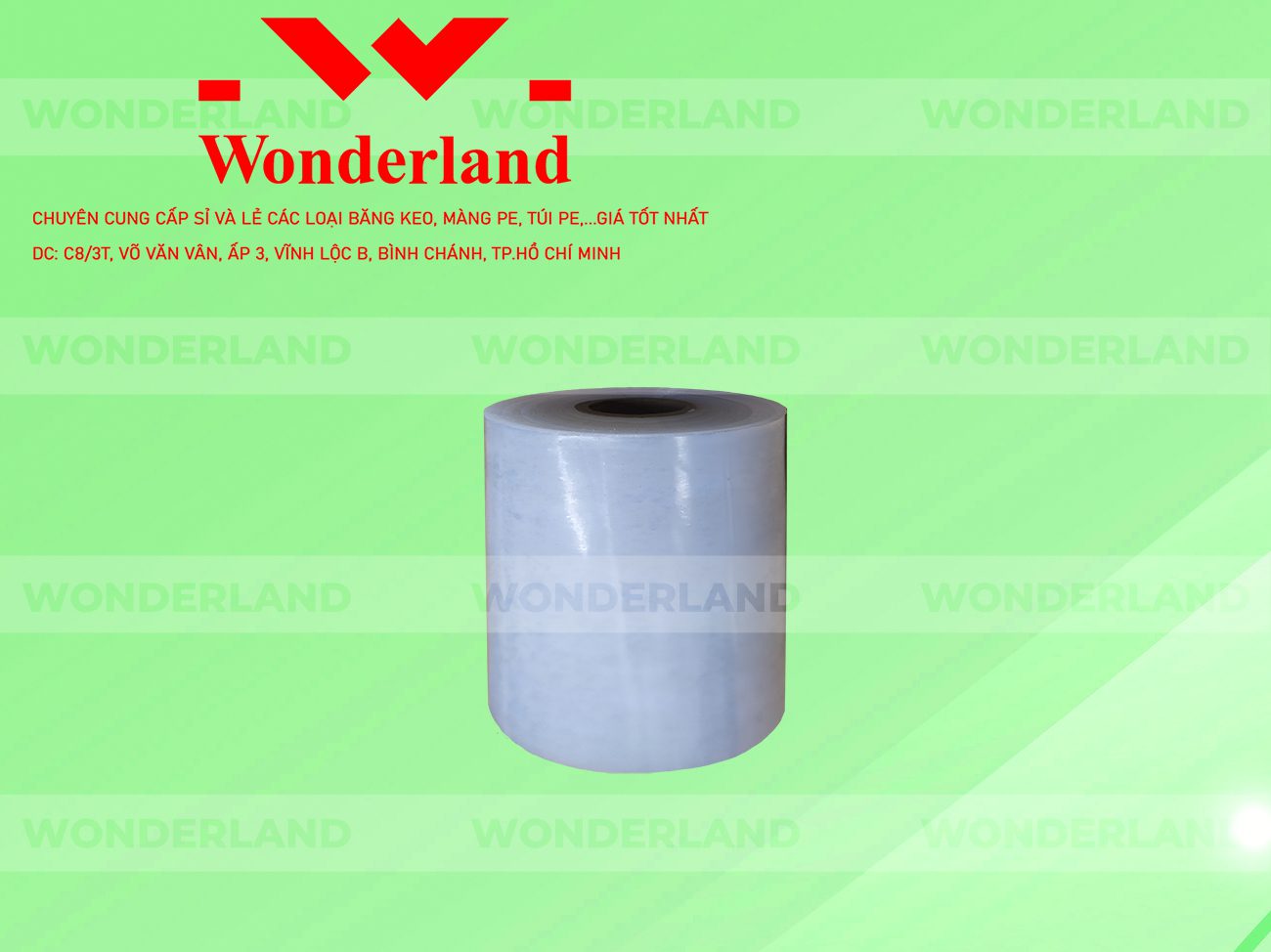 MÀNG PE TRẮNG 12.3KG LÕI 1.2KG