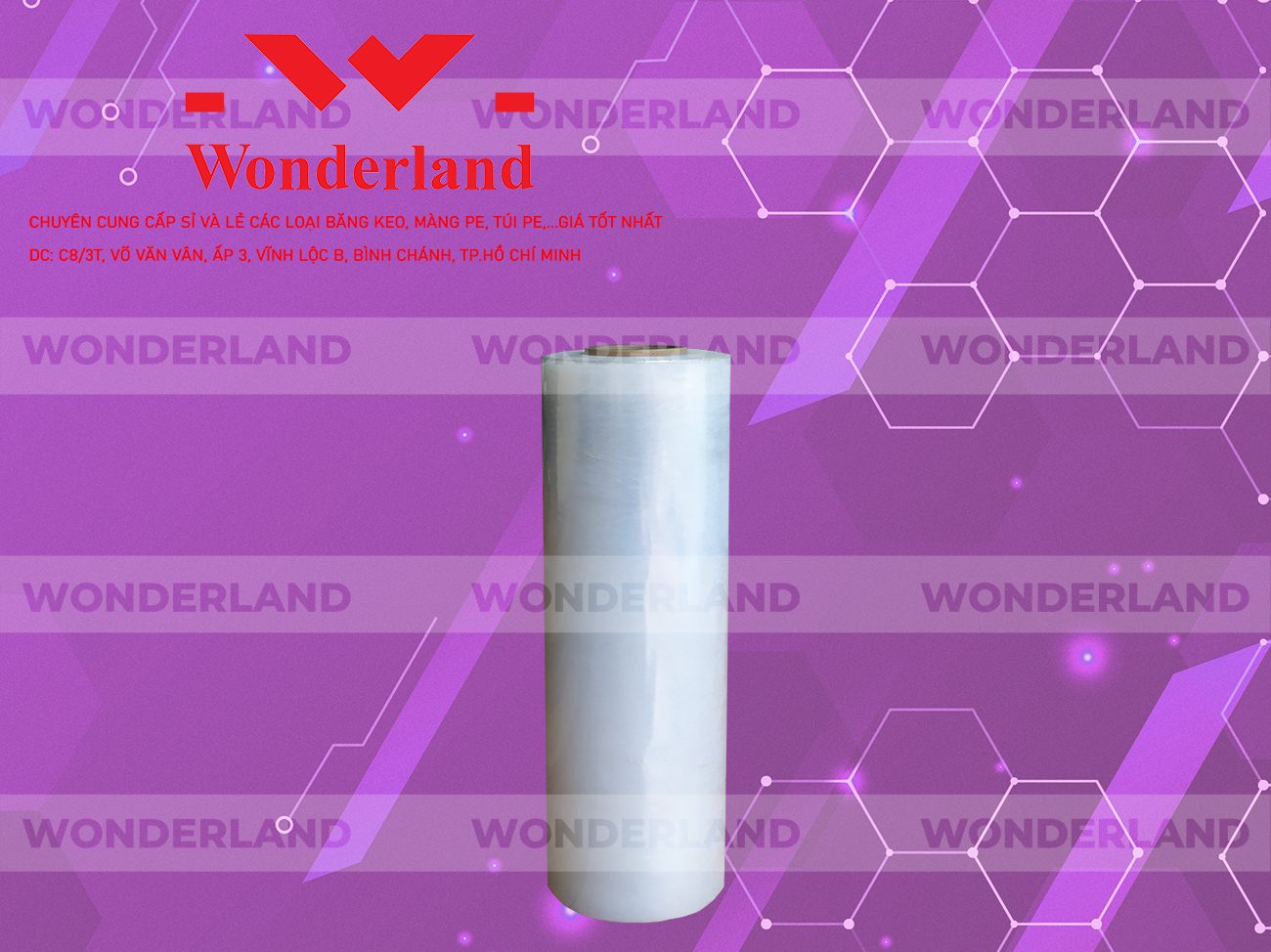 MÀNG PE TRẮNG 5.3KG LÕI 200G