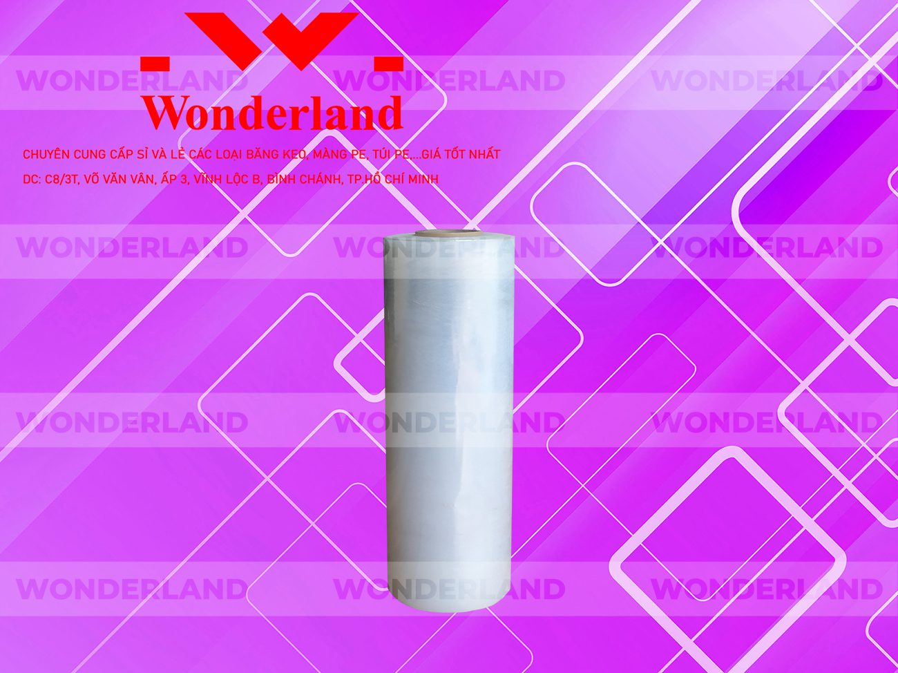 MÀNG PE TRẮNG 6.9KG LÕI 500G