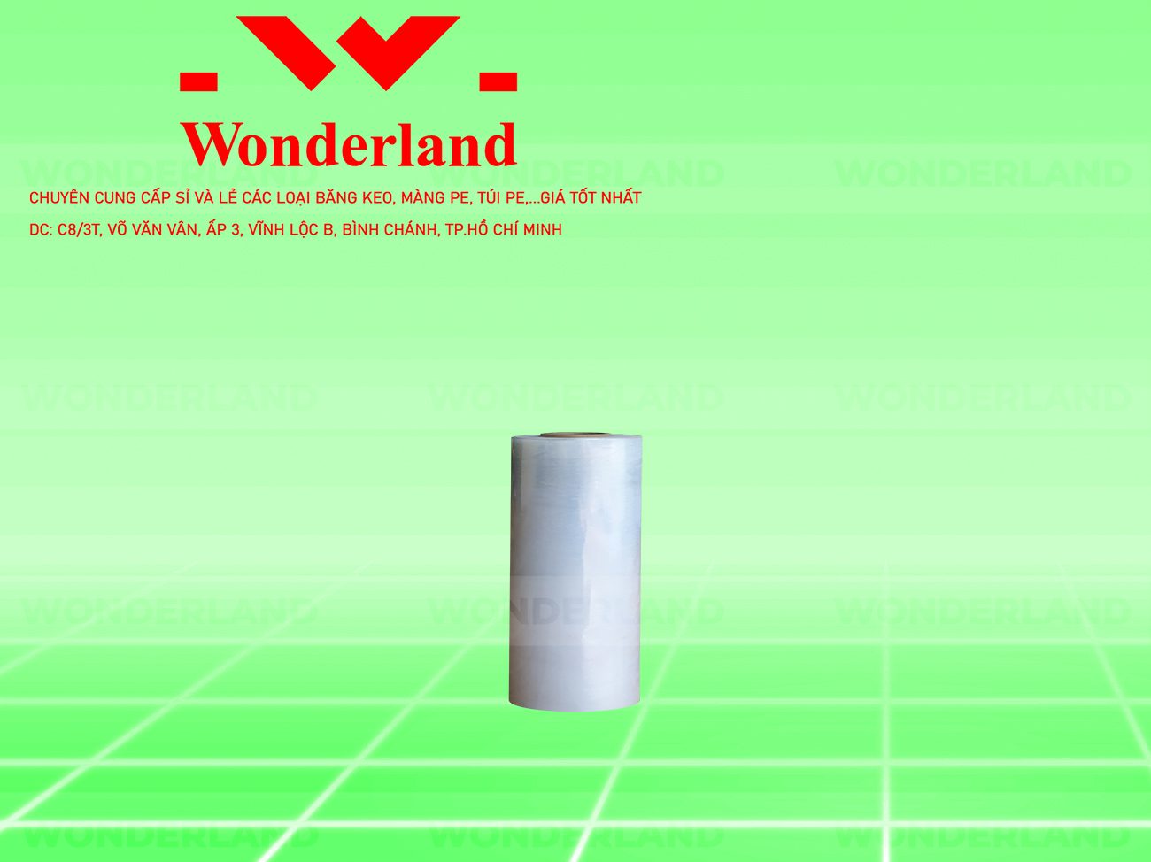 MÀNG PE TRẮNG 30CM x 1KG