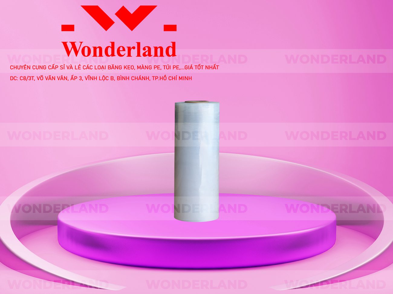 MÀNG PE TRẮNG 50CM x 1.8KG