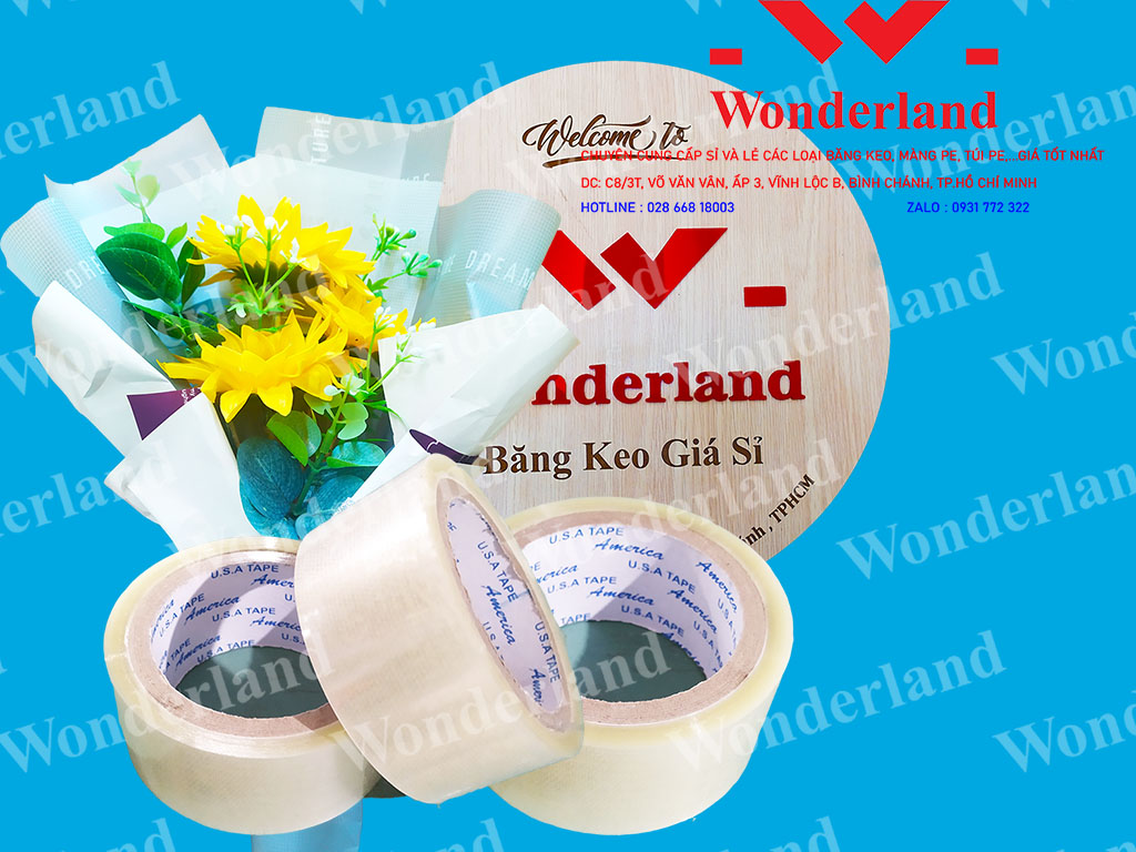 BĂNG KEO TRONG 1KG LÕI 7LI