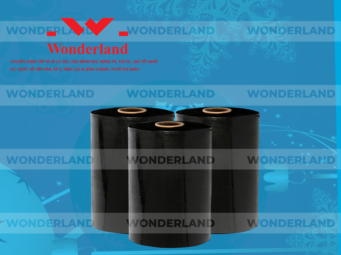 MÀNG PE ĐEN 11.9KG LÕI 500G