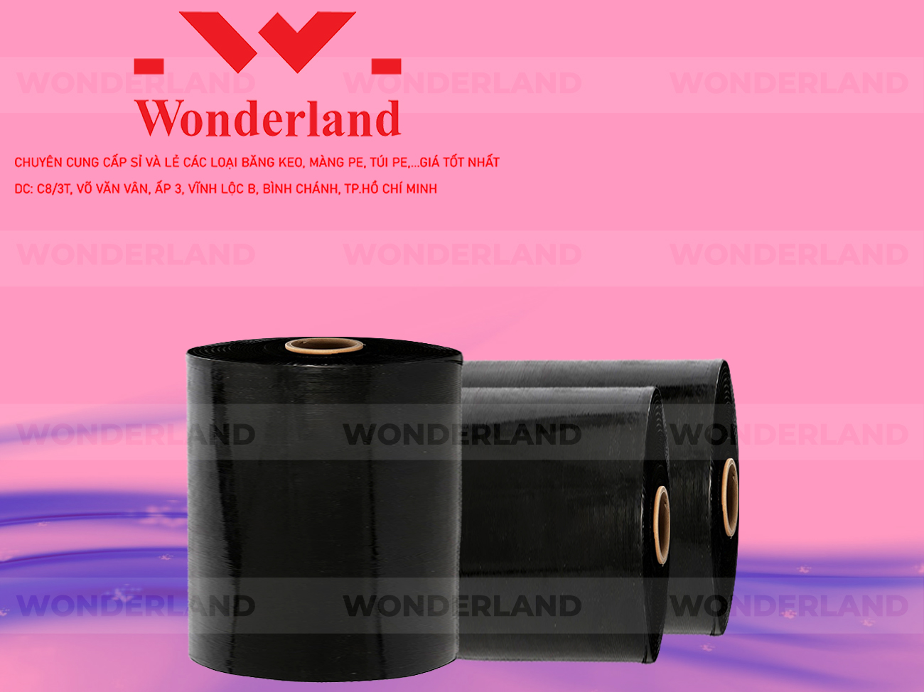 MÀNG PE ĐEN 19.5KG LÕI 1.2KG