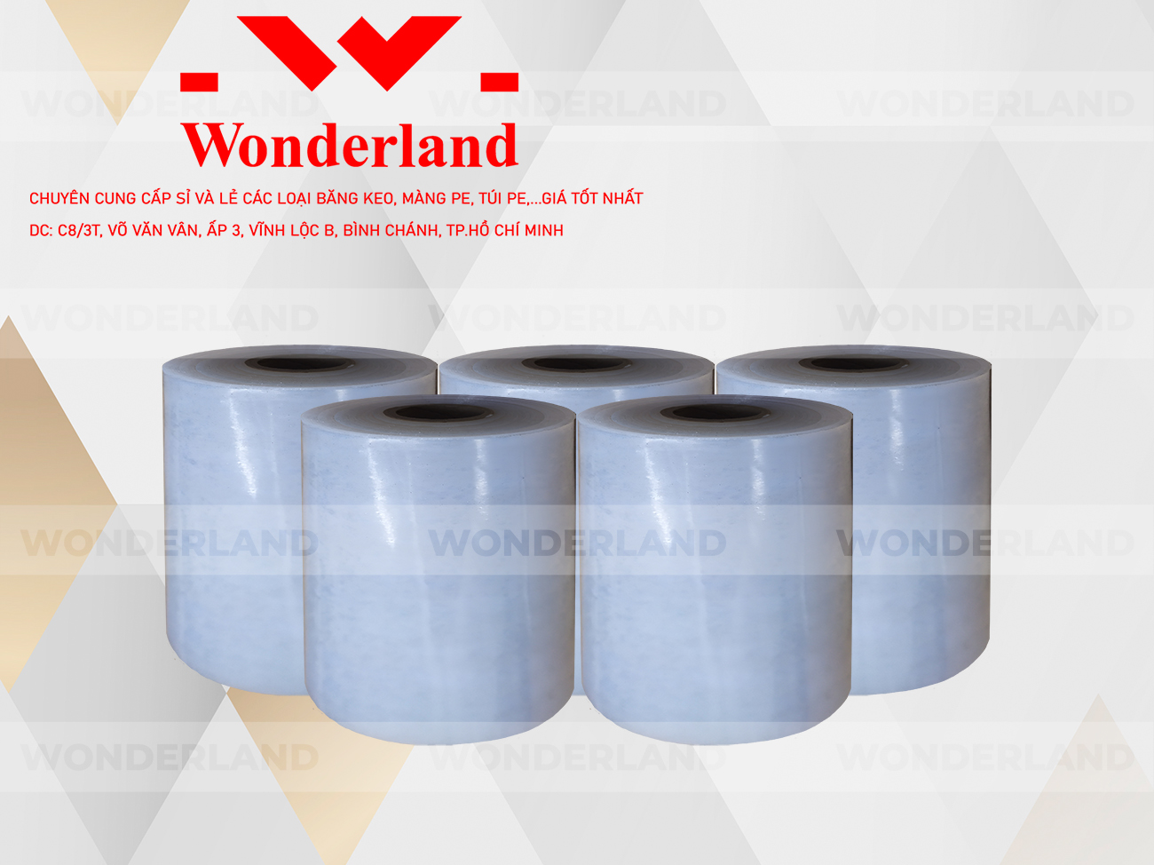 MÀNG PE TRẮNG 12.9KG LÕI 1.2KG